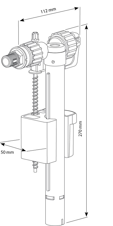 Siamp 95L Side Inlet Valve -Kingsway Plumbing